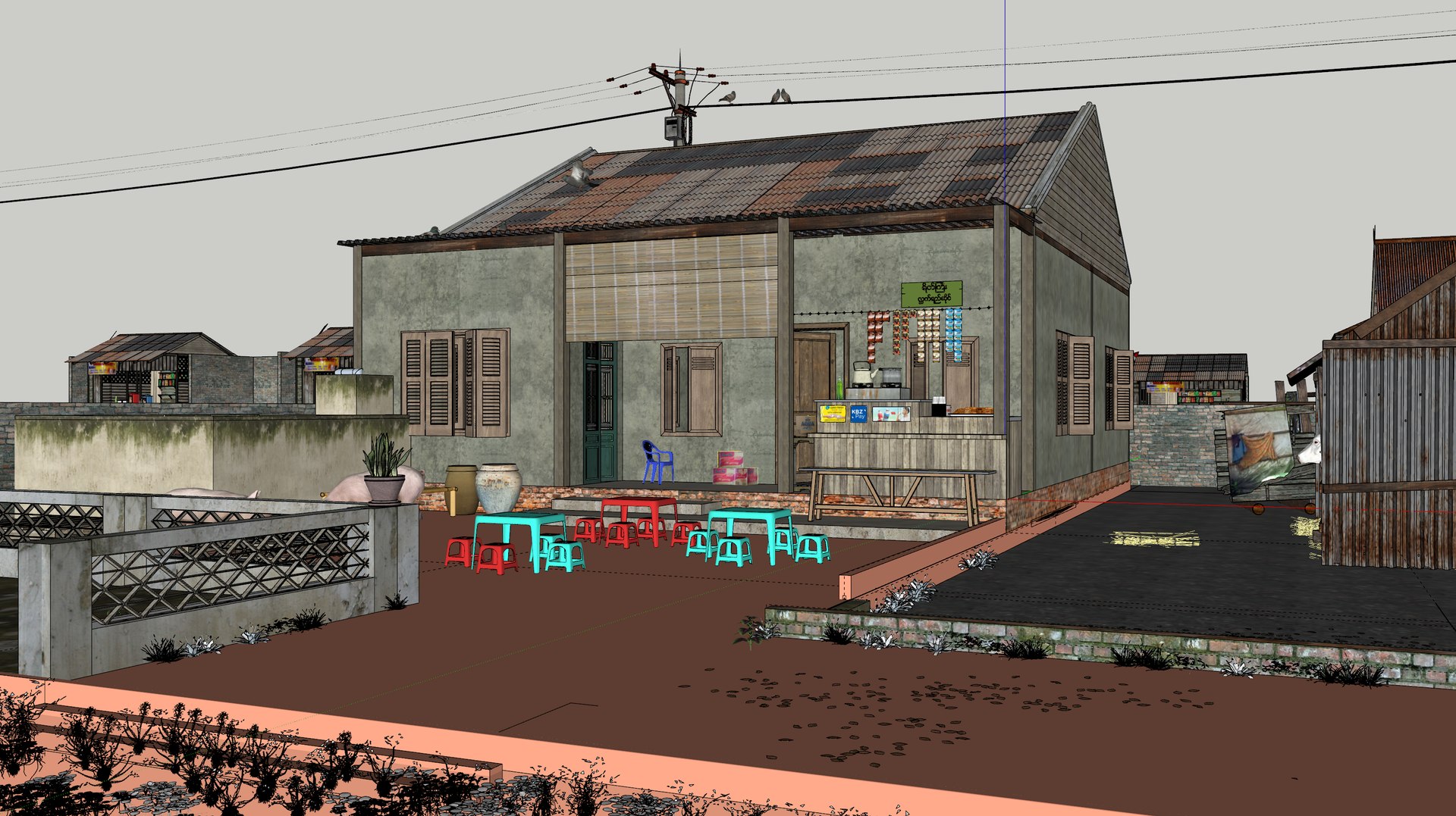 3D COUNTRY HOUSE - TurboSquid 2119960