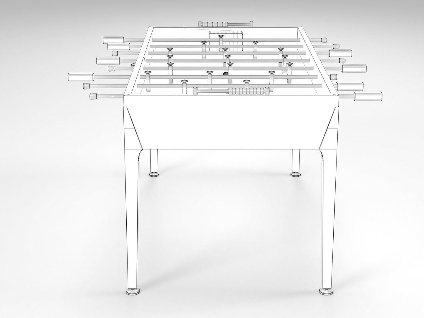3D foosball table ball - TurboSquid 1538423