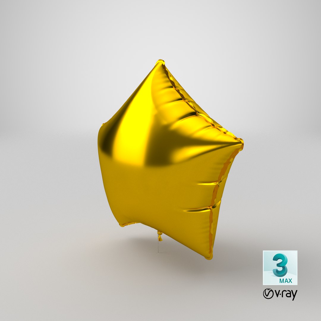 3D model Star Balloon V2 - TurboSquid 1821321