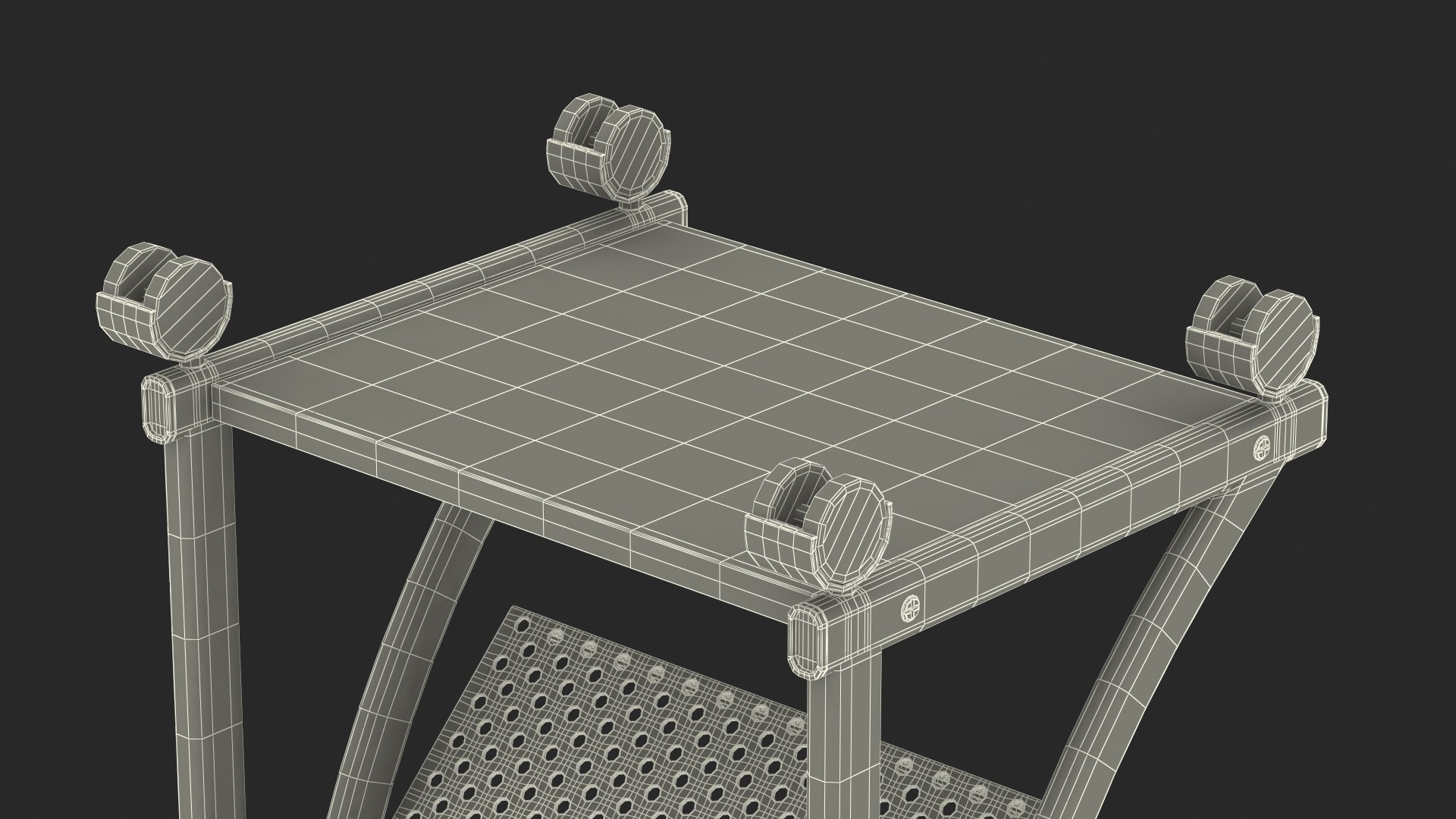 3D Mockup Magazine Rack Aluminium - TurboSquid 2068988