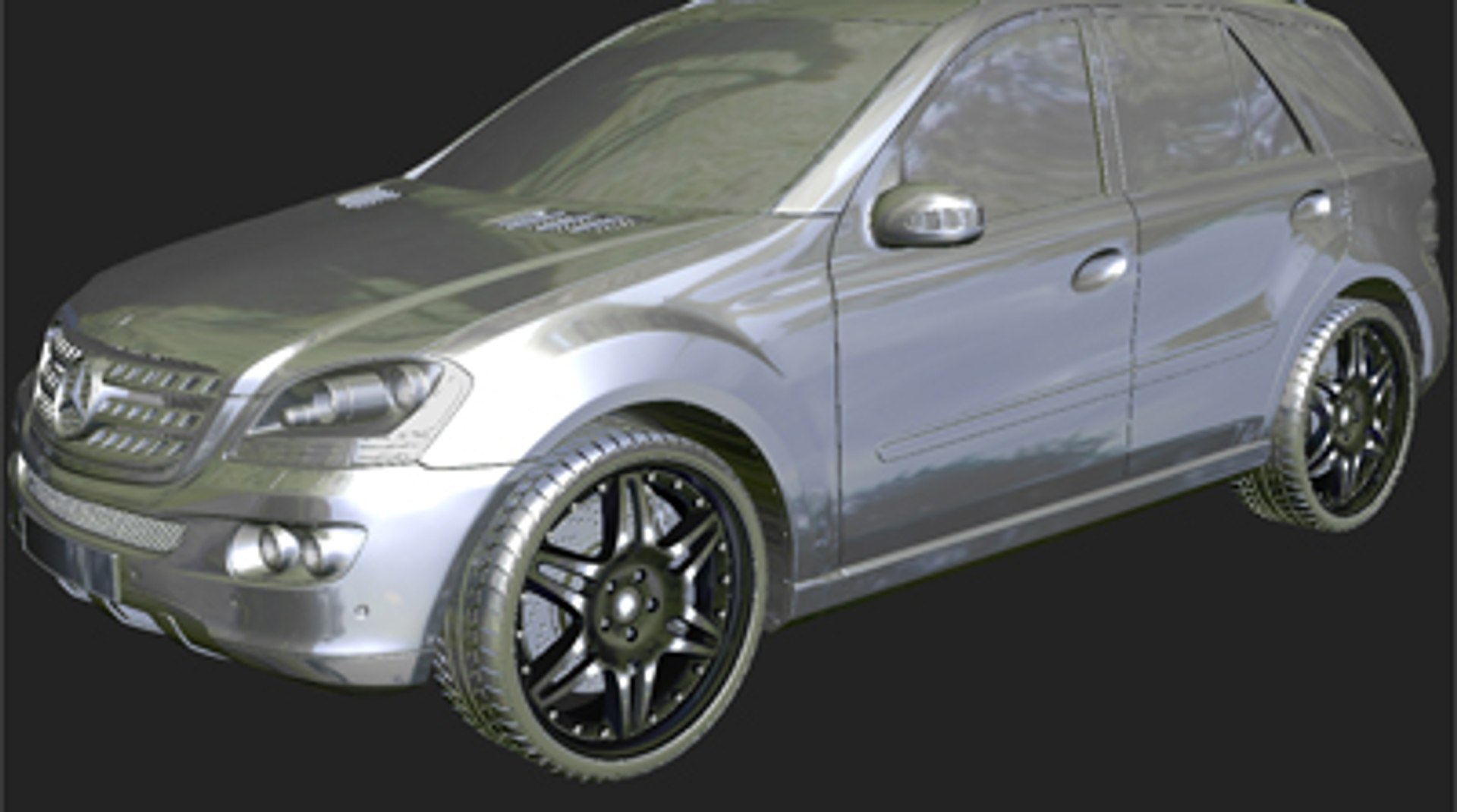 Mercedes Ml500 3d Model