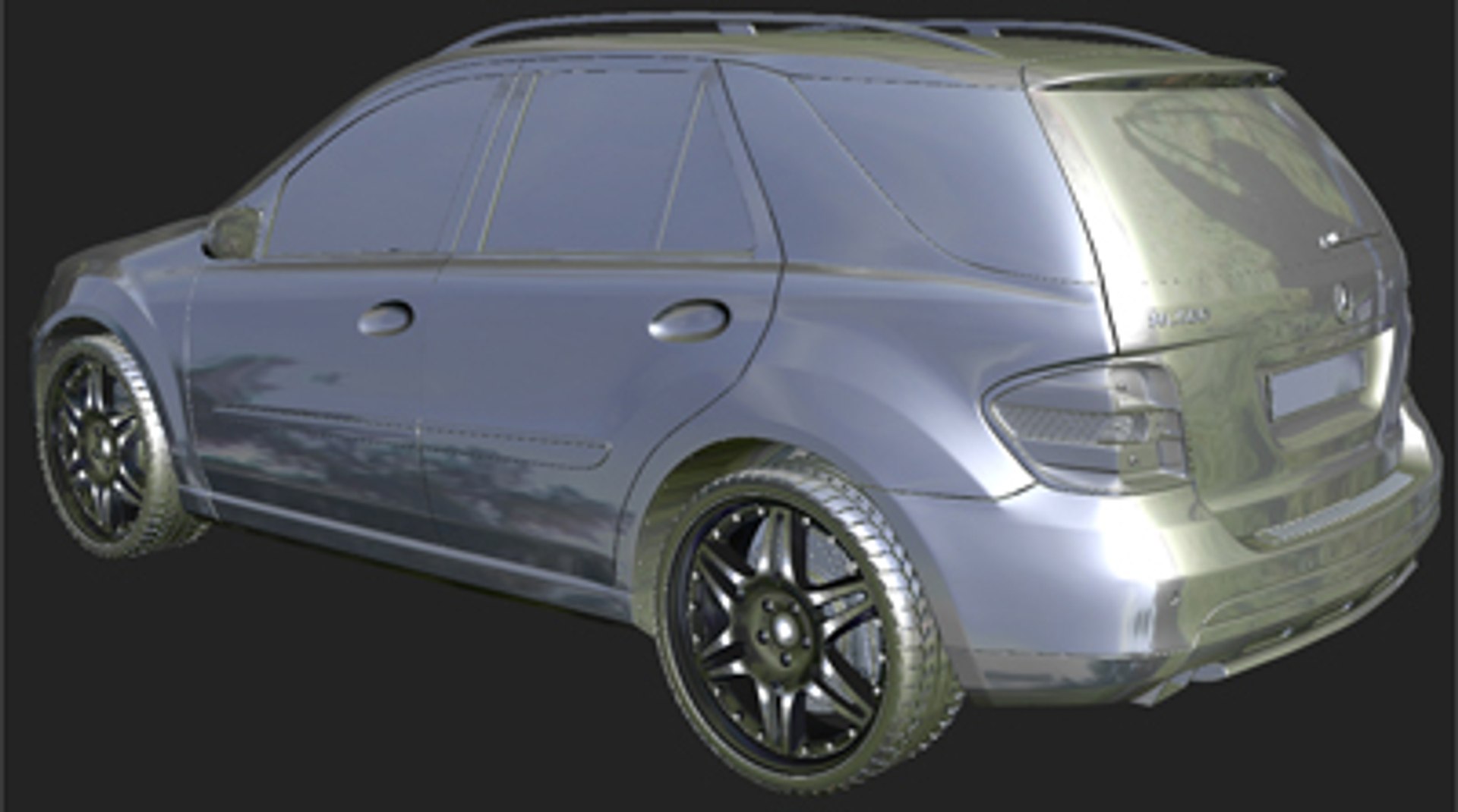 Mercedes Ml500 3d Model