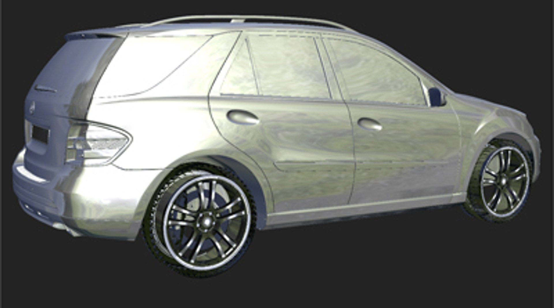 Mercedes Ml500 3d Model