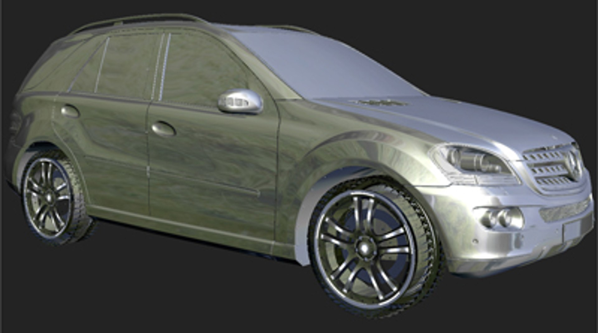 Mercedes Ml500 3d Model