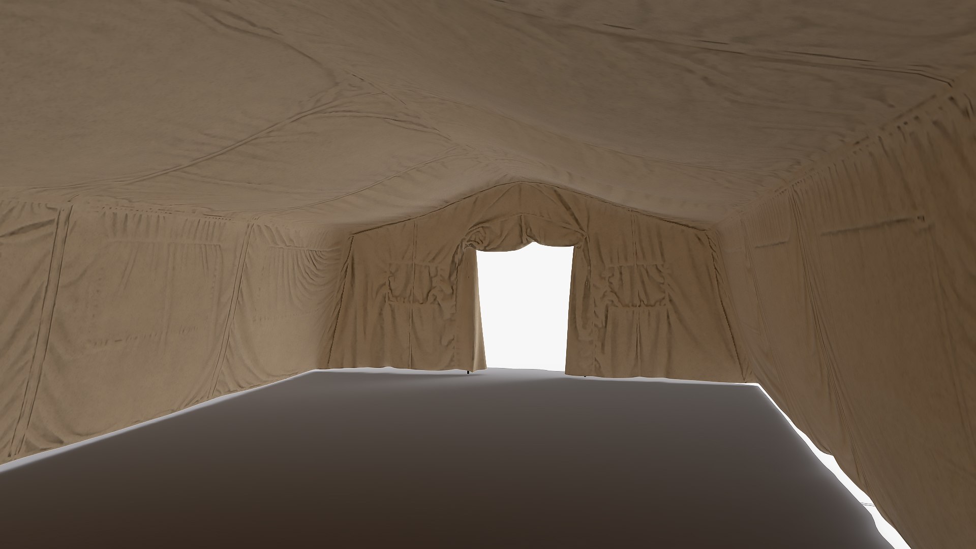 Free 3D army temper tent model - TurboSquid 1591404