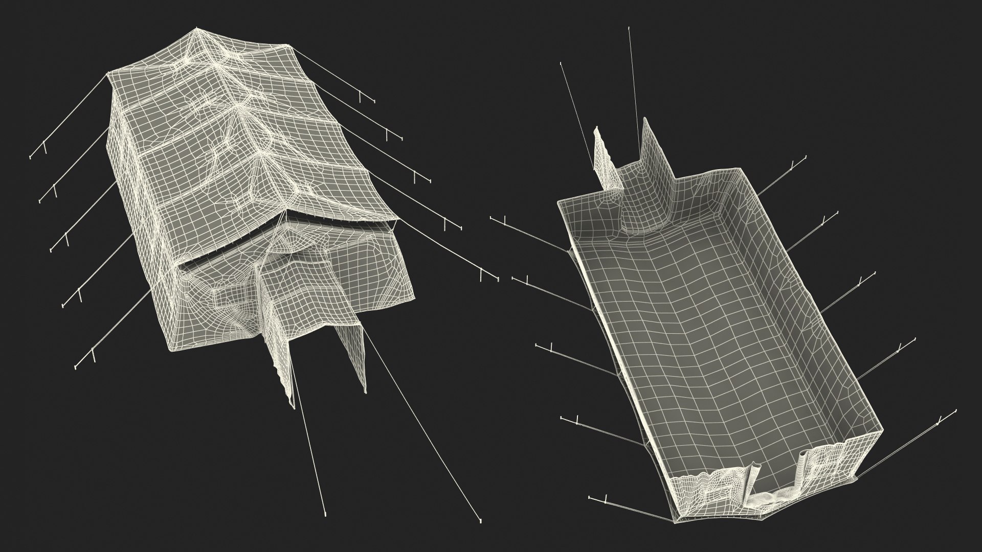Free 3D Army Temper Tent Model - TurboSquid 1591404