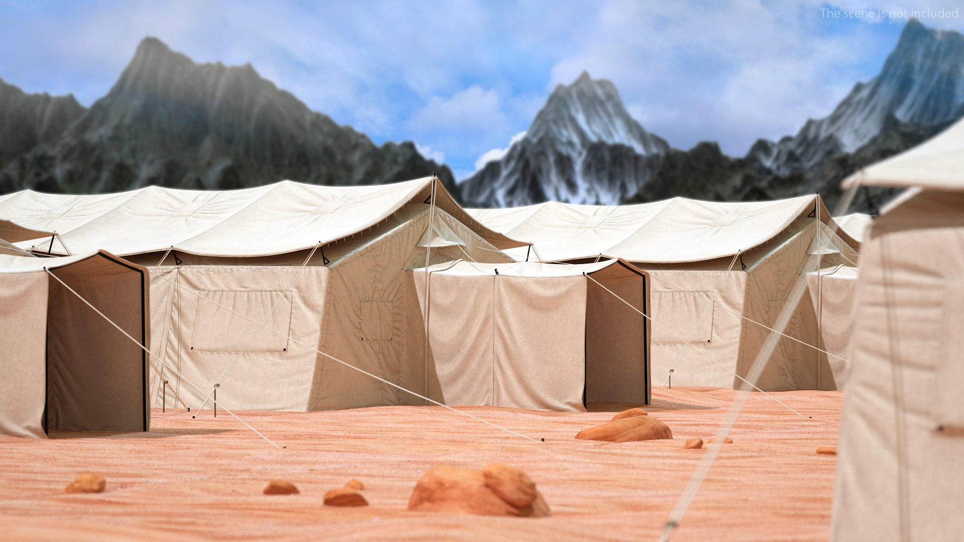 Free 3D army temper tent model - TurboSquid 1591404