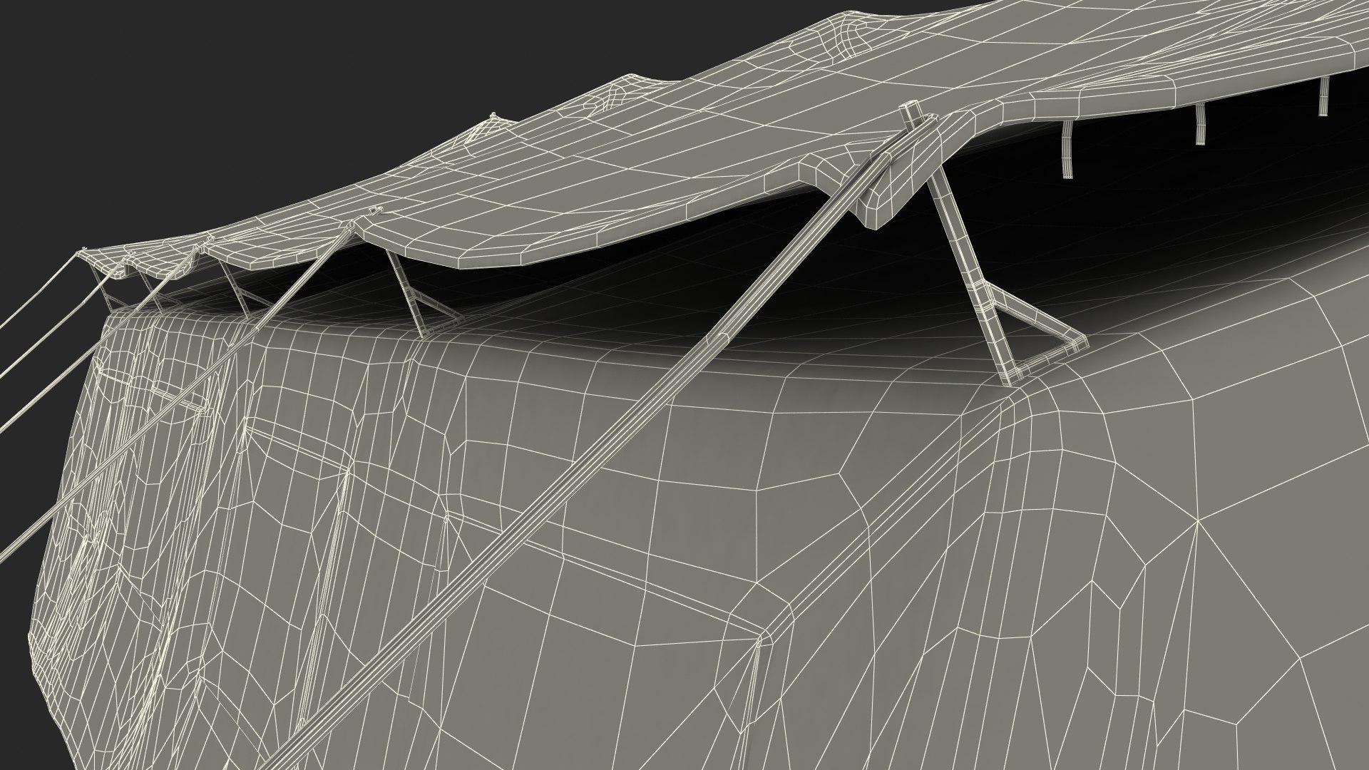 Free 3D Army Temper Tent Model - TurboSquid 1591404