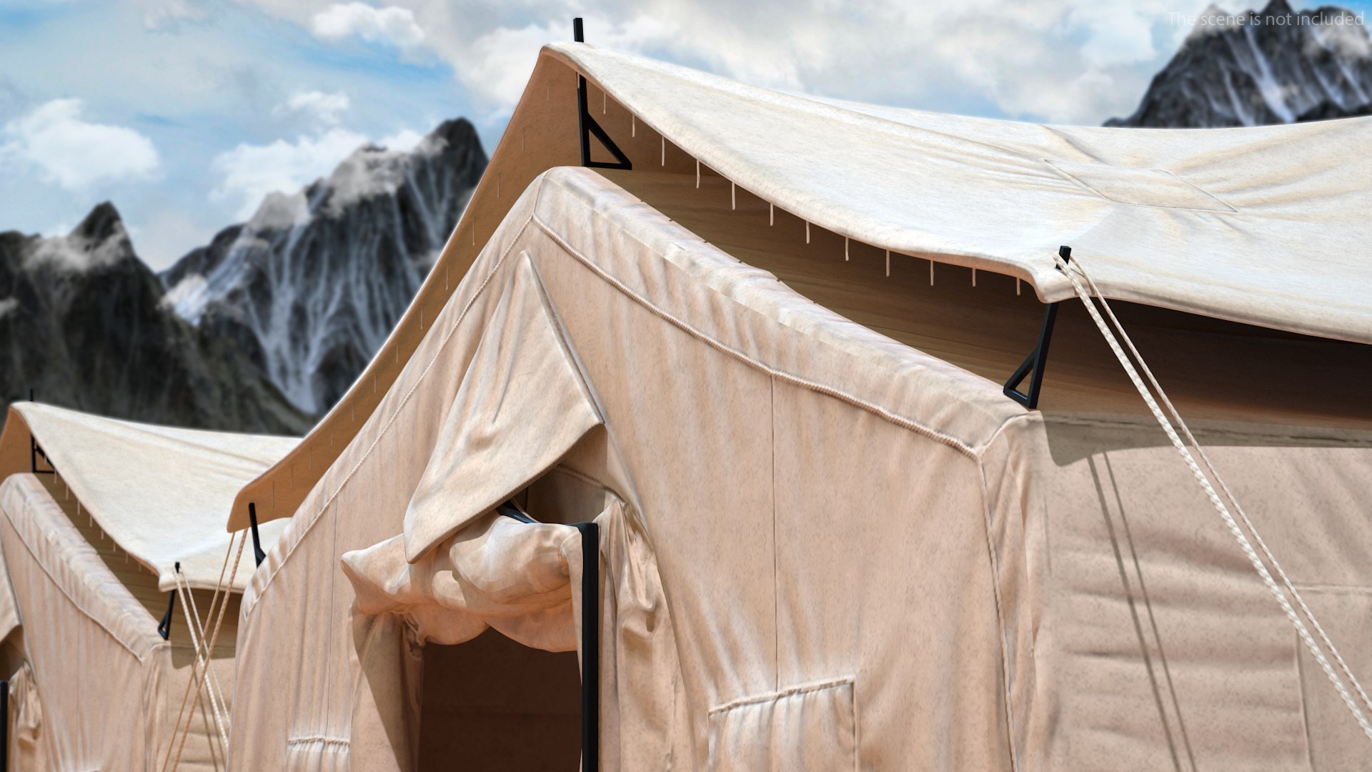 Free 3D army temper tent model - TurboSquid 1591404