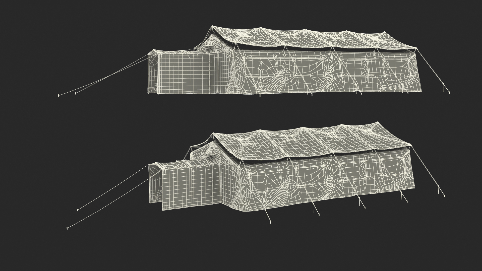 Free 3D Army Temper Tent Model - TurboSquid 1591404