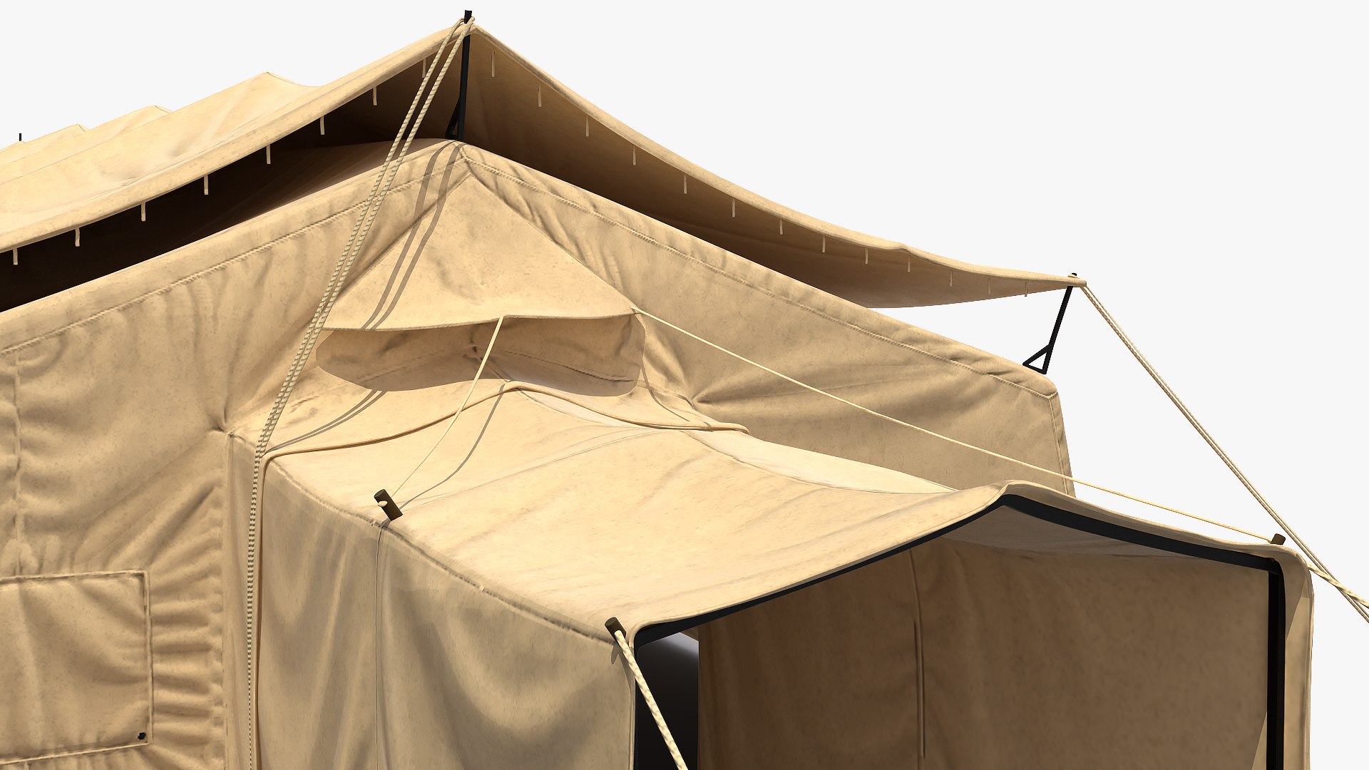 Free 3D army temper tent model - TurboSquid 1591404