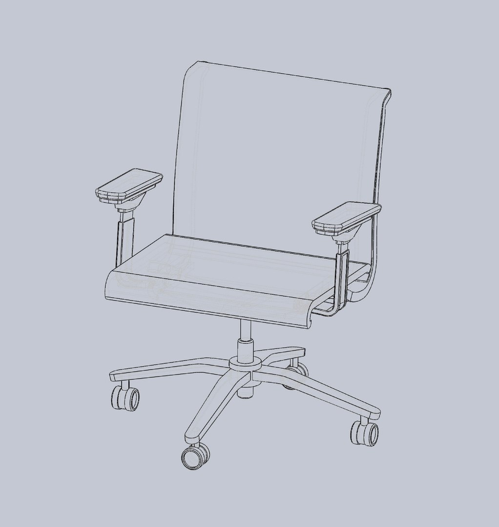 Reception Chair 3D Model - TurboSquid 2055133