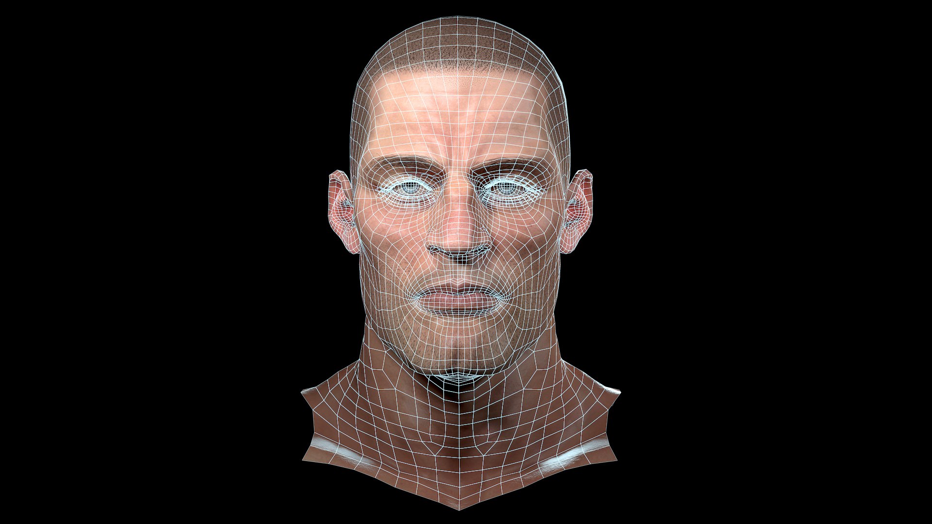 5 realistic models of heads 3D model - TurboSquid 1782441