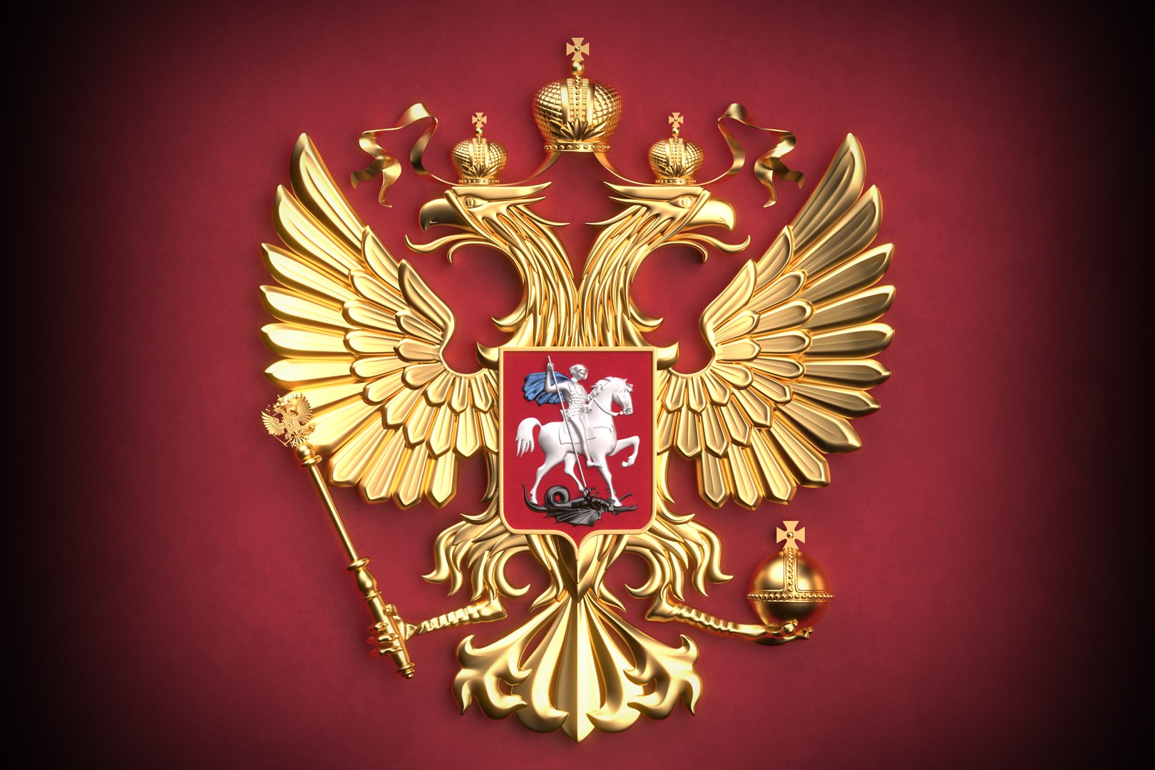 3D Russian Coat Of Arms - TurboSquid 2230463