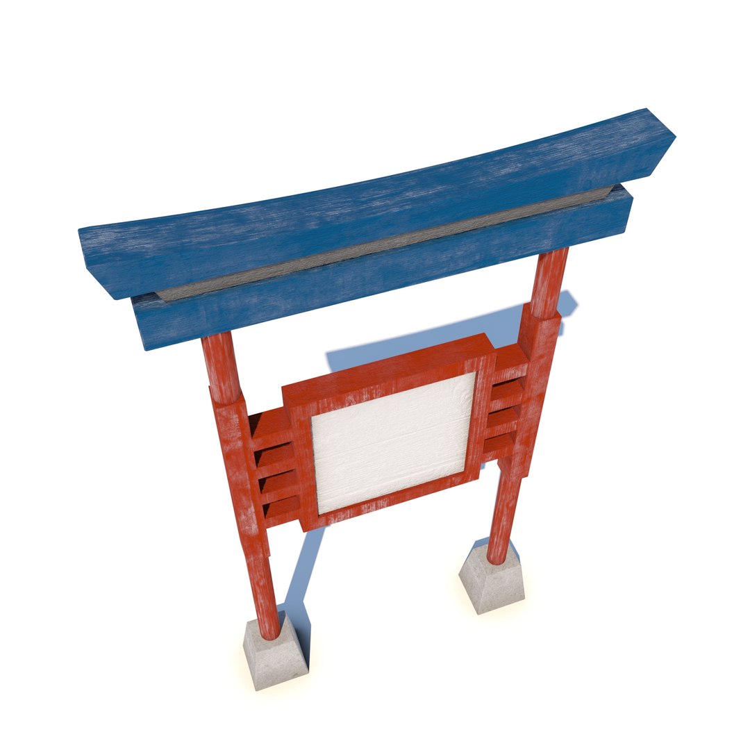 Japanese Information Table Model - TurboSquid 1779011