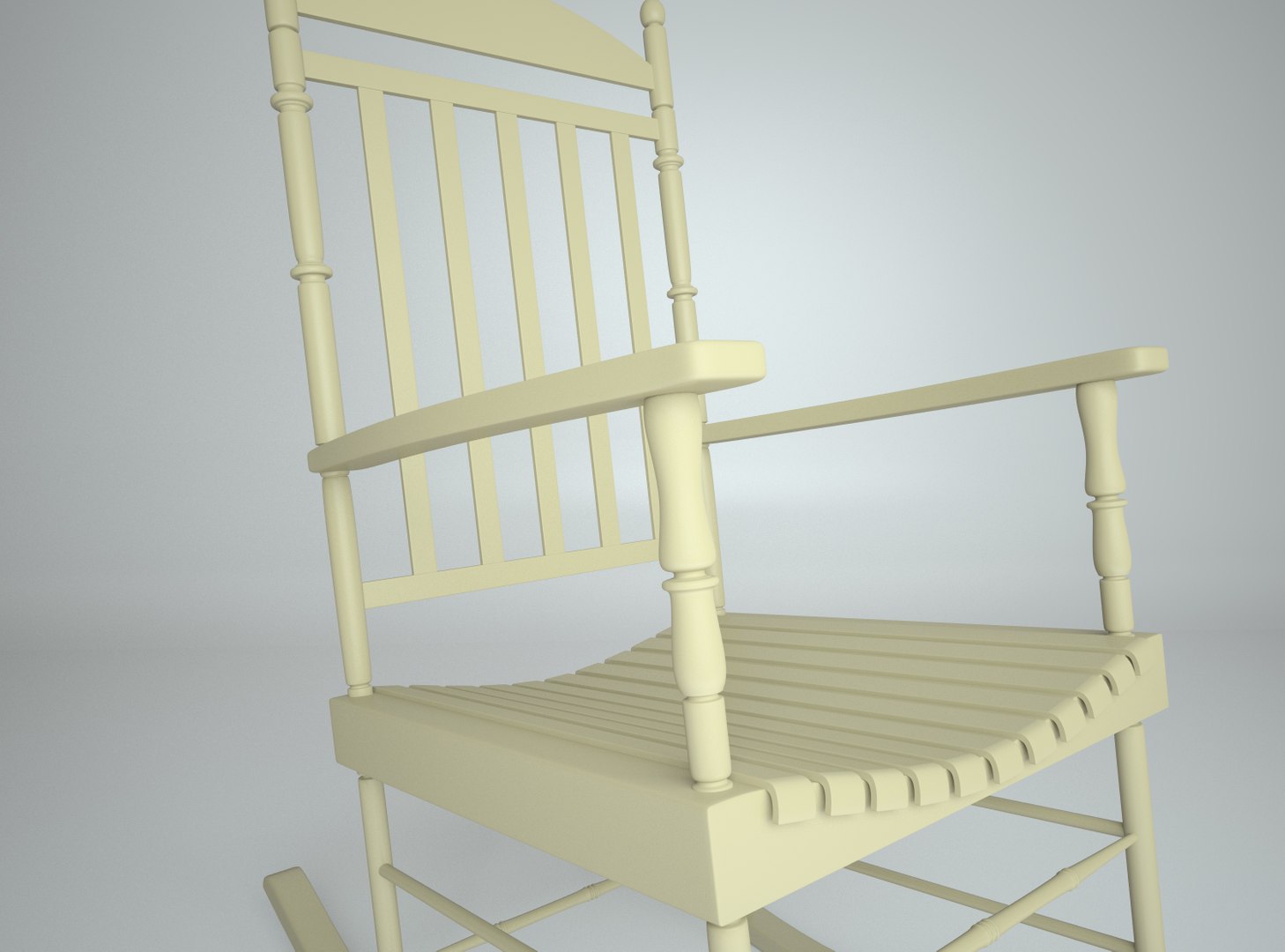 3D rocking chair model | 1142089 | TurboSquid