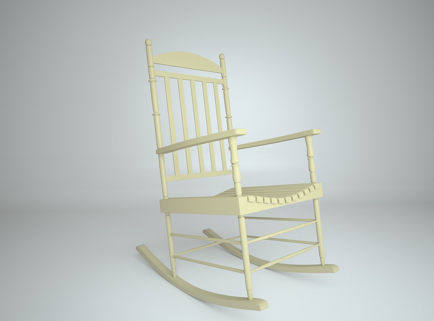 3D rocking chair model | 1142089 | TurboSquid
