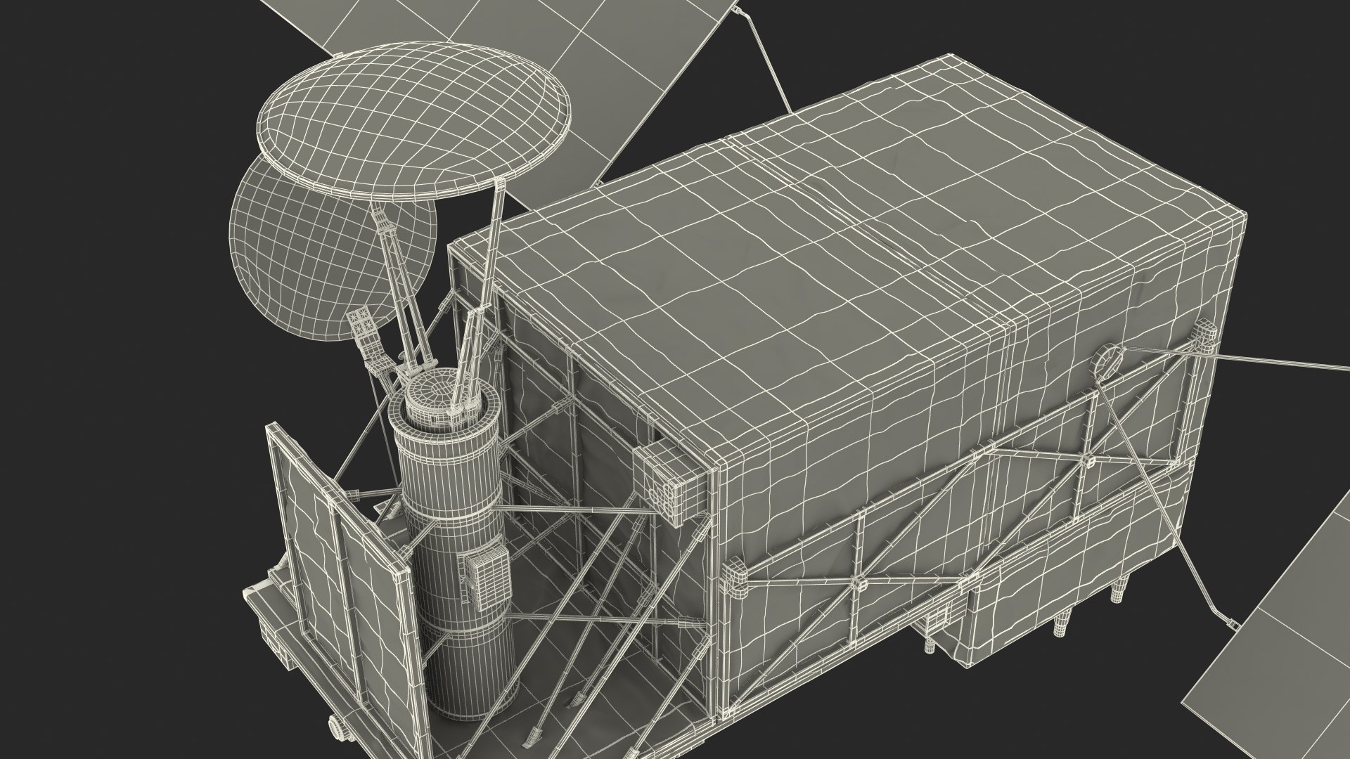 Multifunctional Geostationary Satellite 3D Model - TurboSquid 2385594