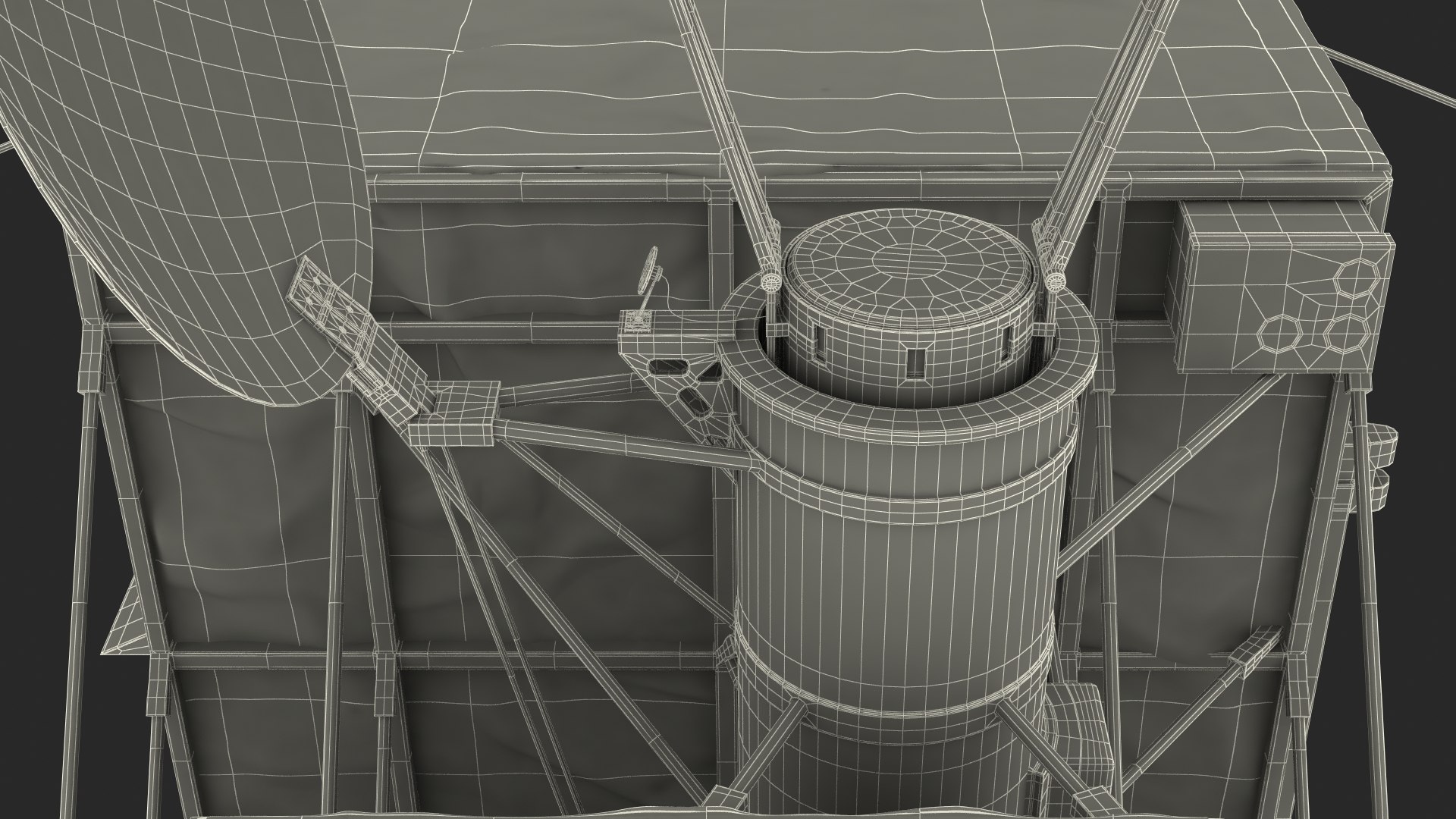 Multifunctional Geostationary Satellite 3D Model - TurboSquid 2385594