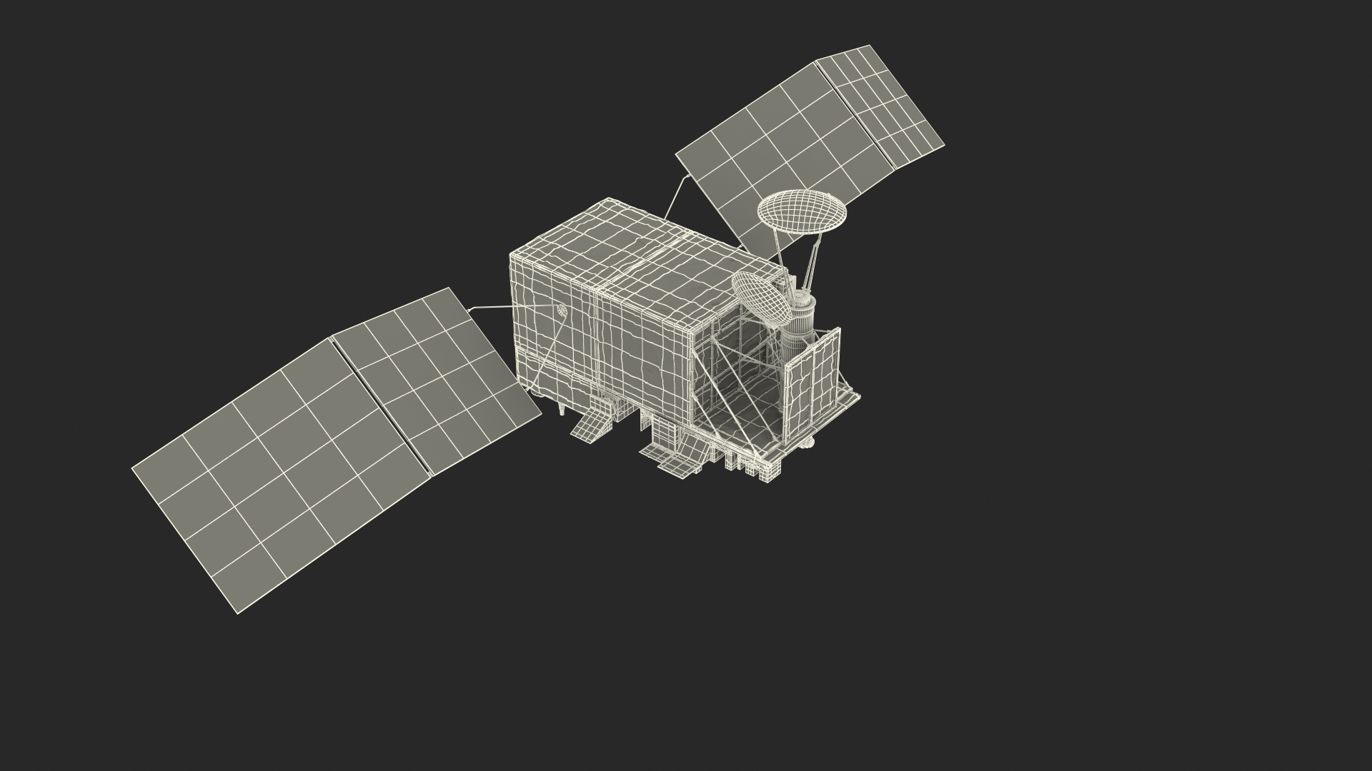 Multifunctional Geostationary Satellite 3D Model - TurboSquid 2385594