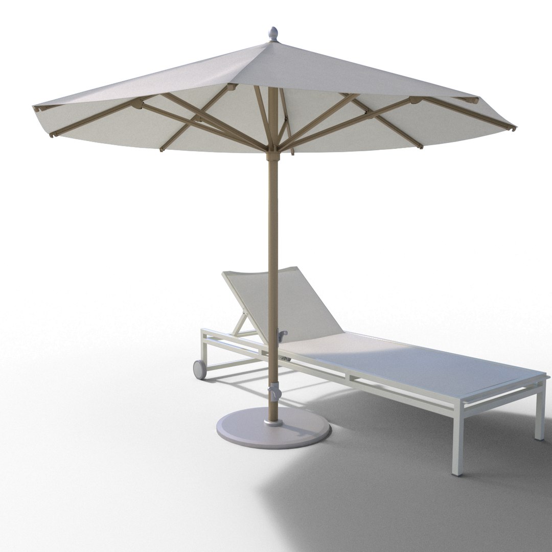3D Model Outdoor Parasol - TurboSquid 1299396