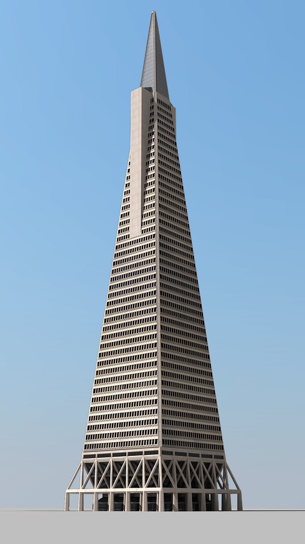 Transamerica Skyscraper San Francisco 3d Model