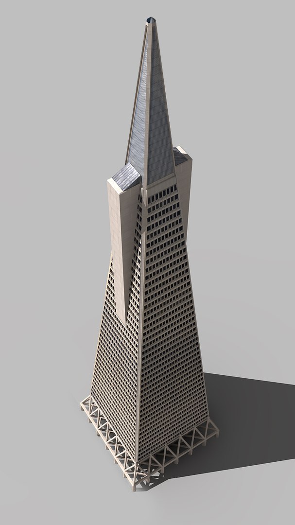 Transamerica Skyscraper San Francisco 3d Model