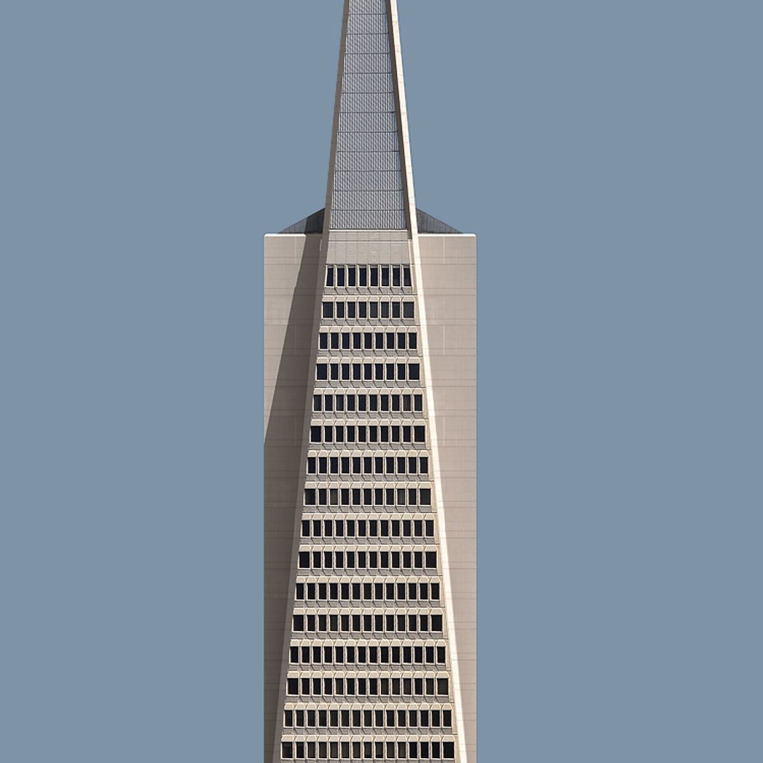 Transamerica Skyscraper San Francisco 3d Model