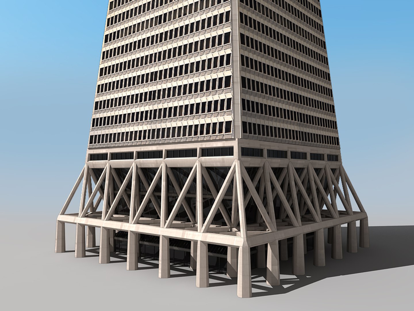 Transamerica Skyscraper San Francisco 3d Model