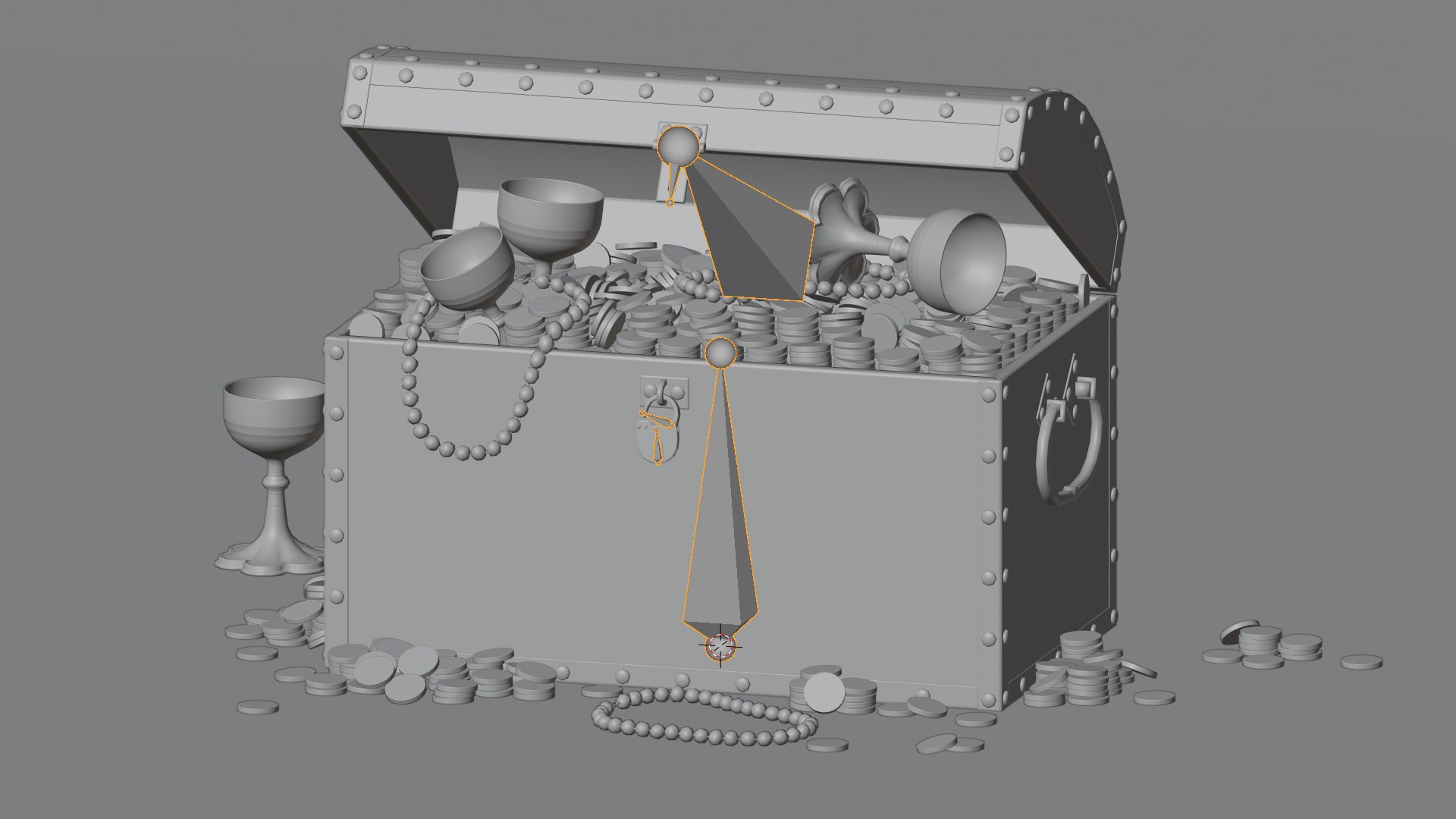 Treasure Chest 2 3D Model - TurboSquid 1495205