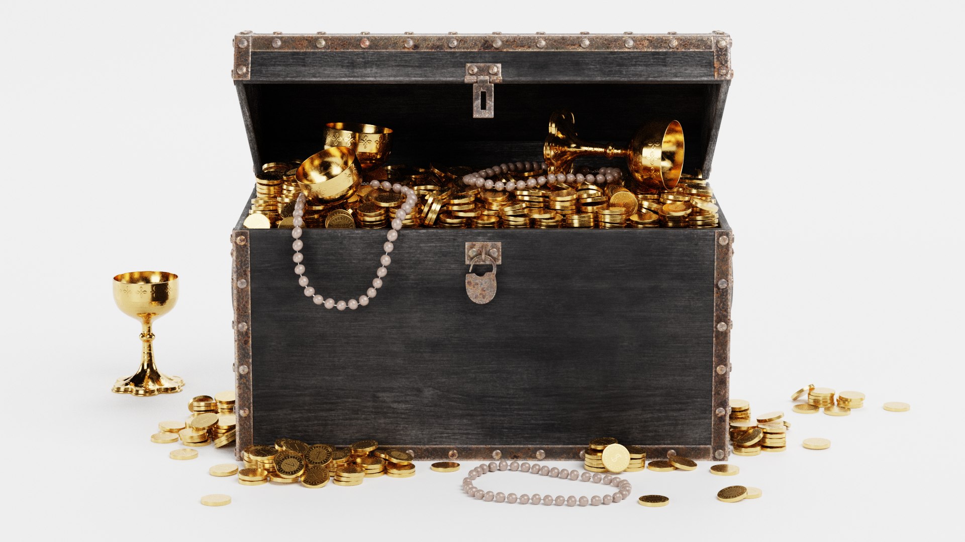Treasure Chest 2 3D Model - TurboSquid 1495205