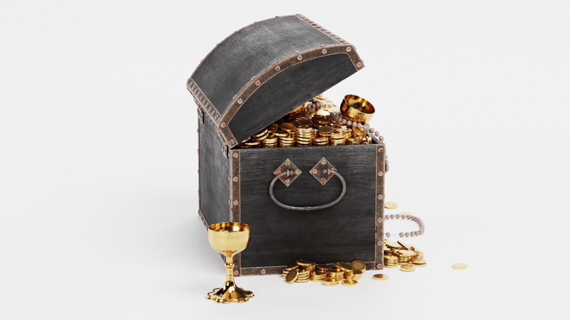 Treasure Chest 2 3D Model - TurboSquid 1495205