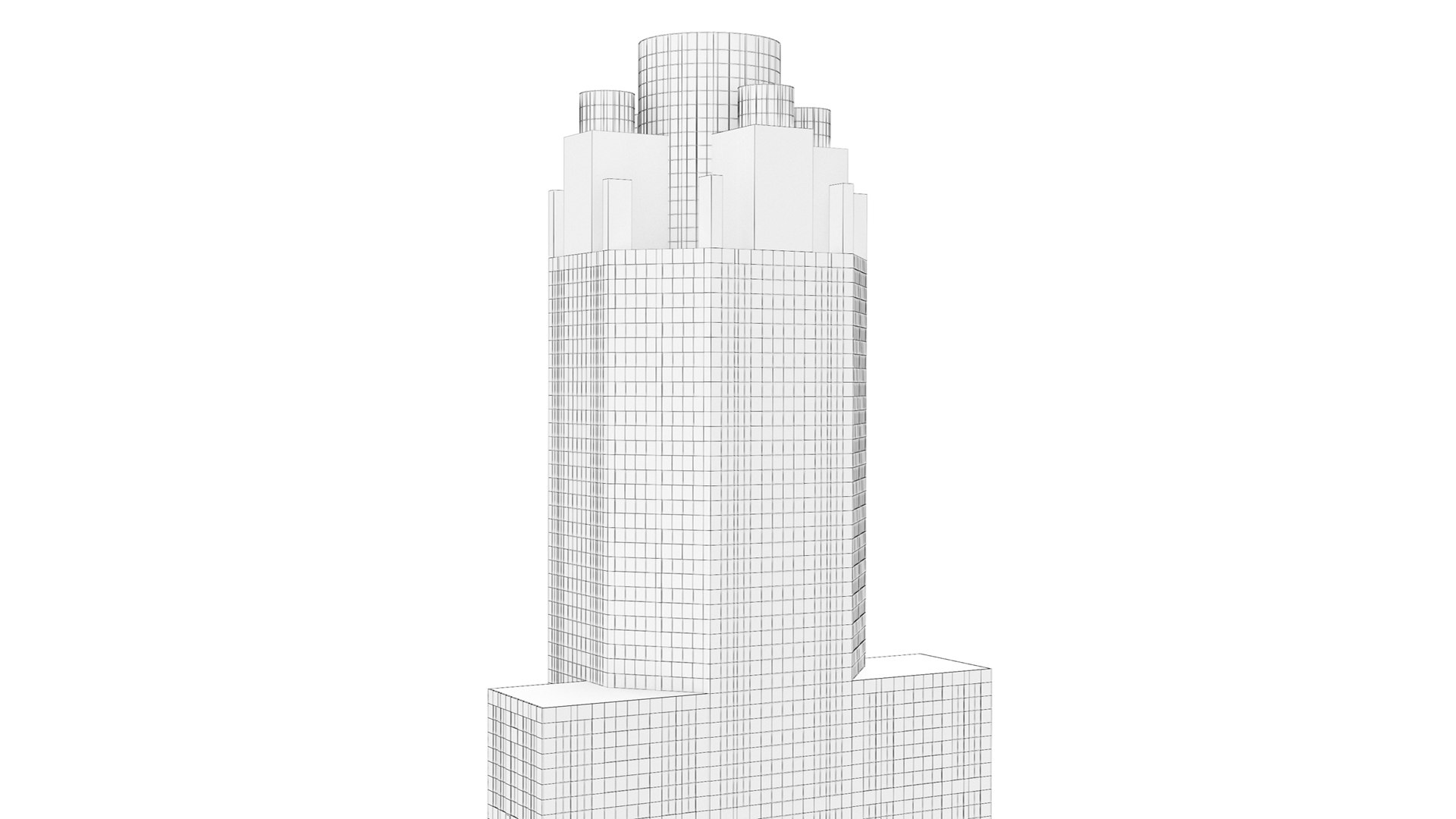 3D Building 311 S Wacker Dr Chicago IL Model - TurboSquid 1991505