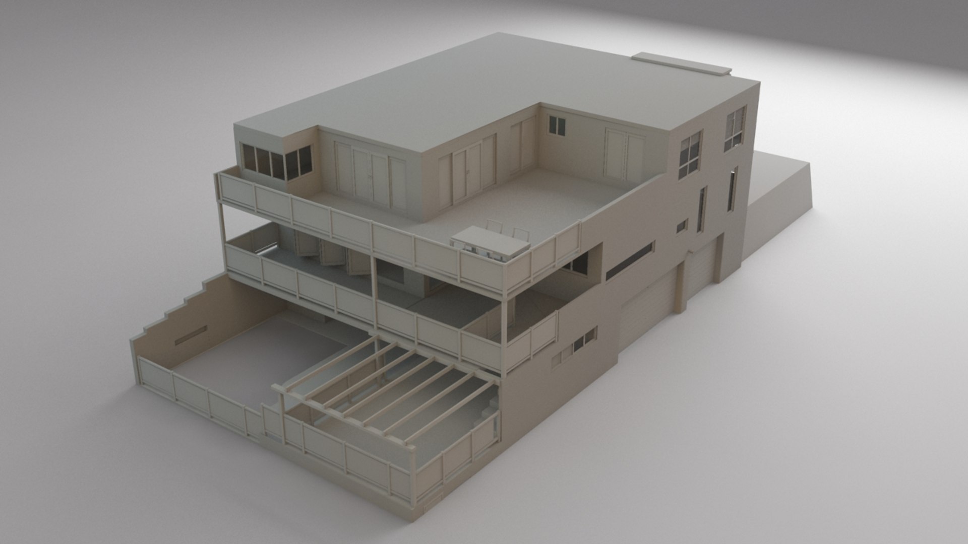 3d Max House Modelled