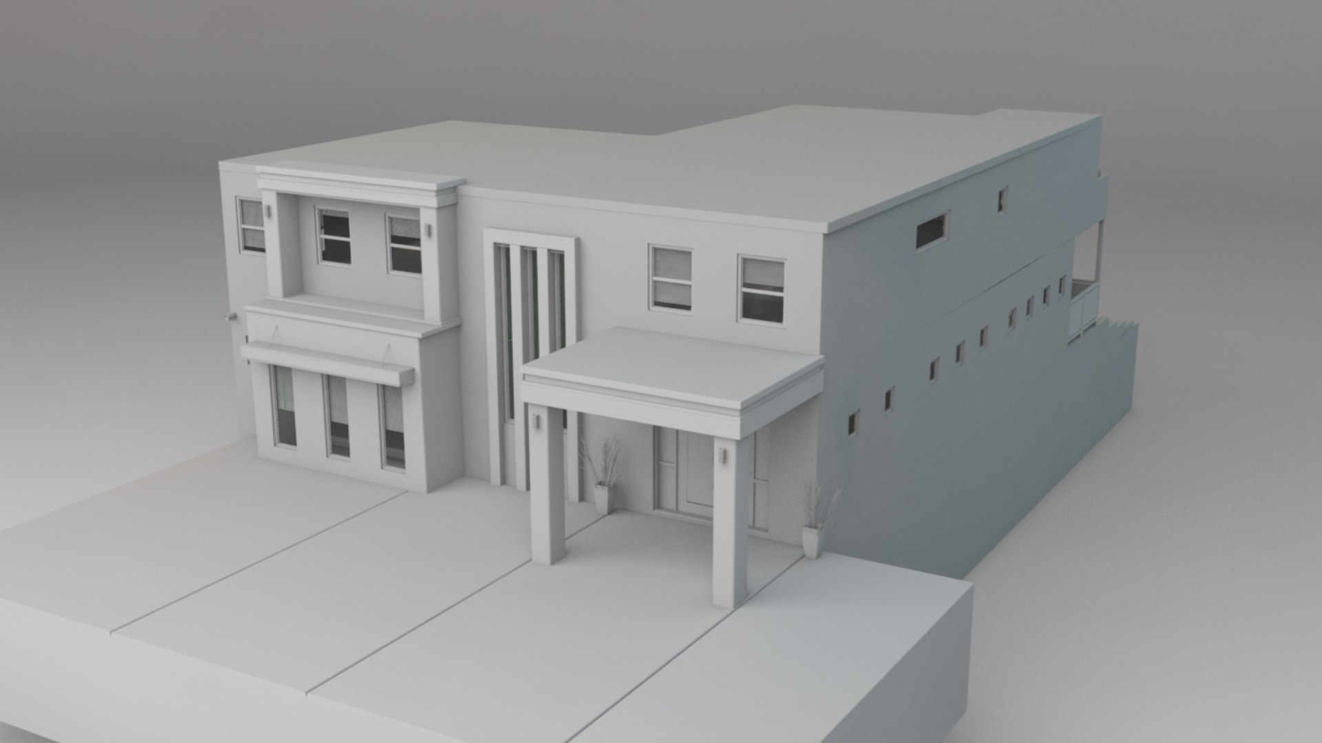 3d Max House Modelled