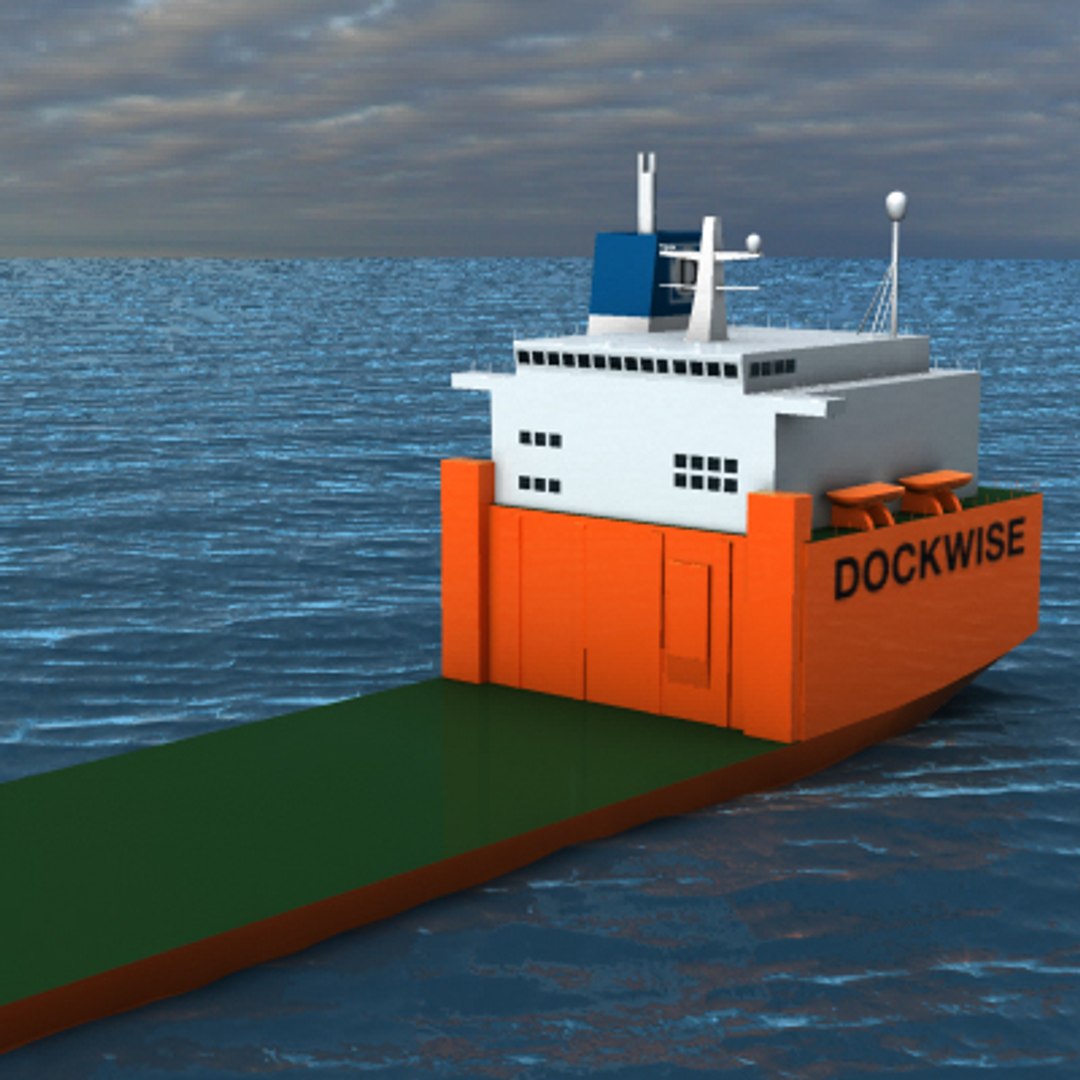 Dockwise Mothership Ship Transporter 3d Model