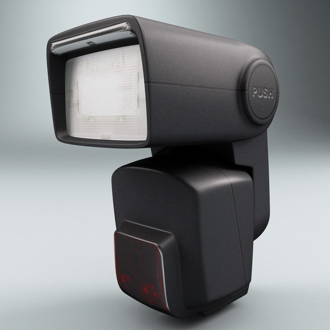 3d model of speedlites set modelled