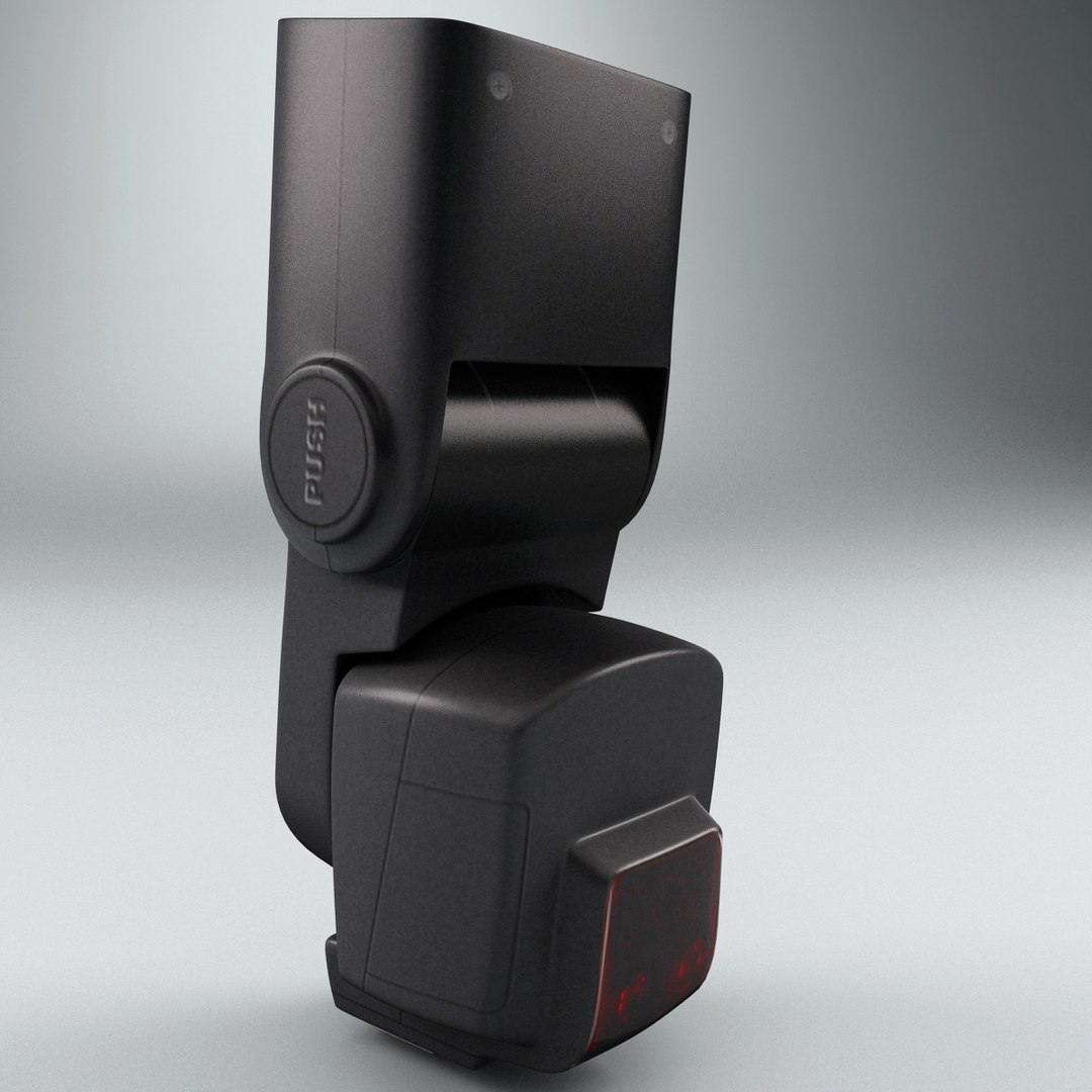 3d model of speedlites set modelled