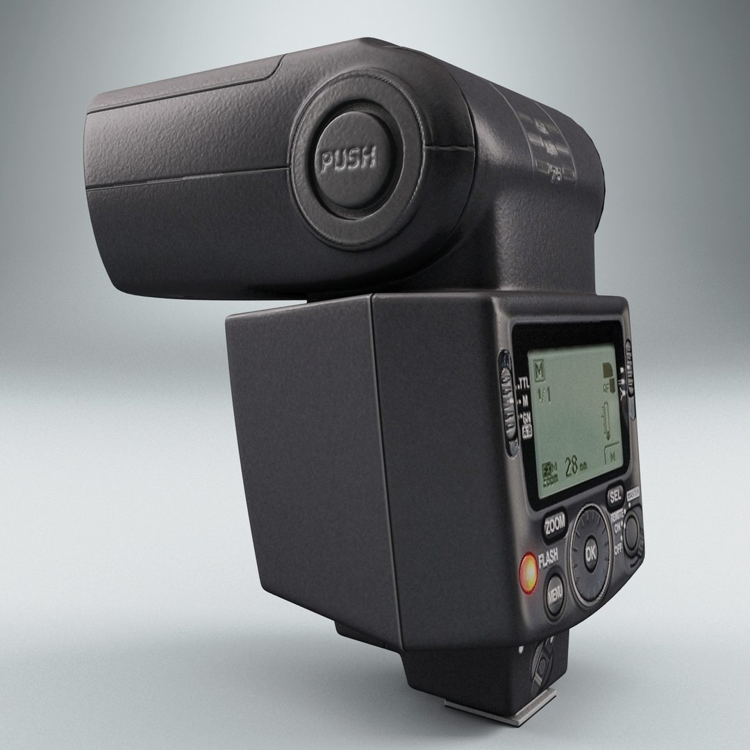 3d model of speedlites set modelled