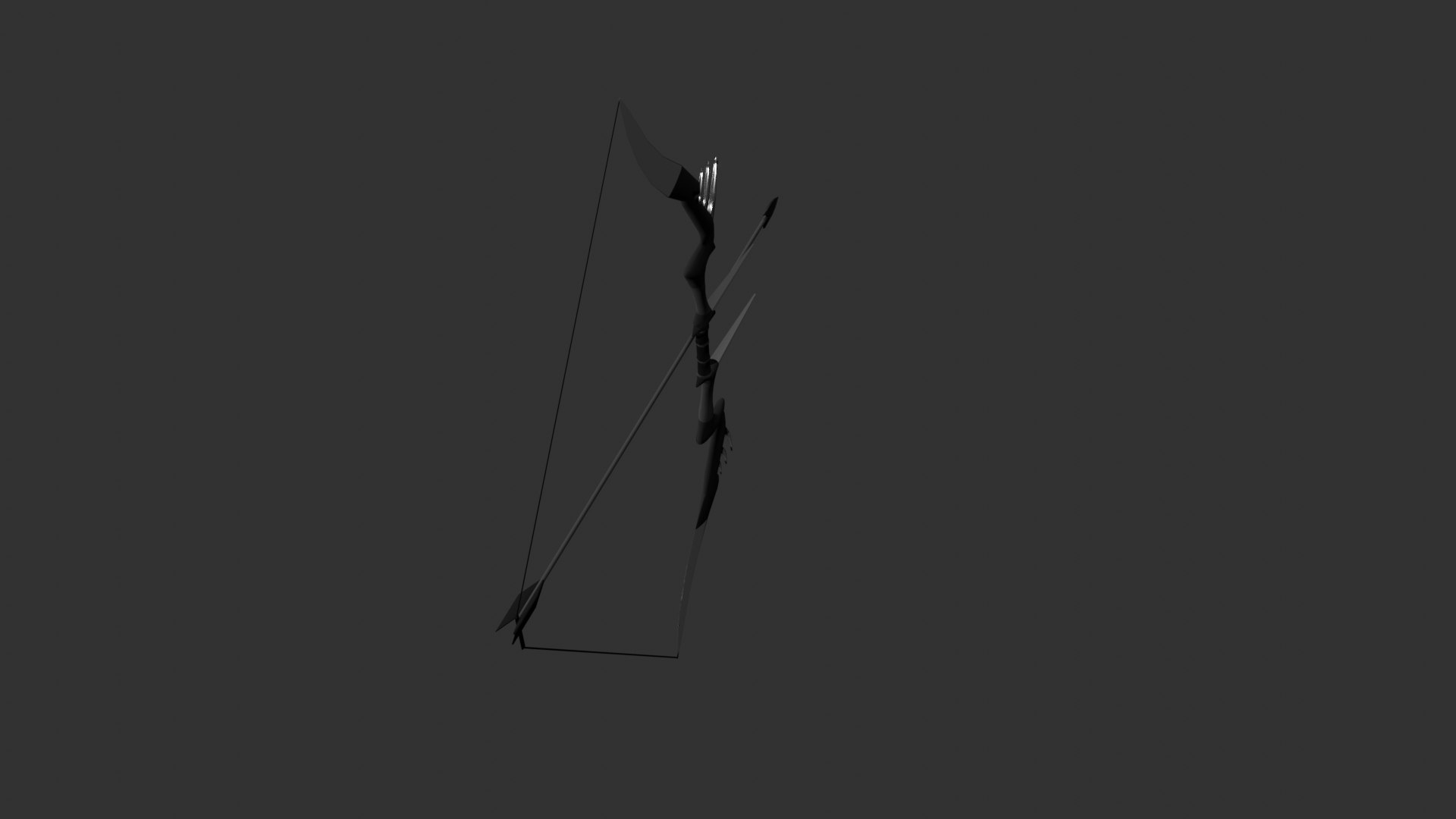 3D model Fantasy Demon Bow - TurboSquid 1736919