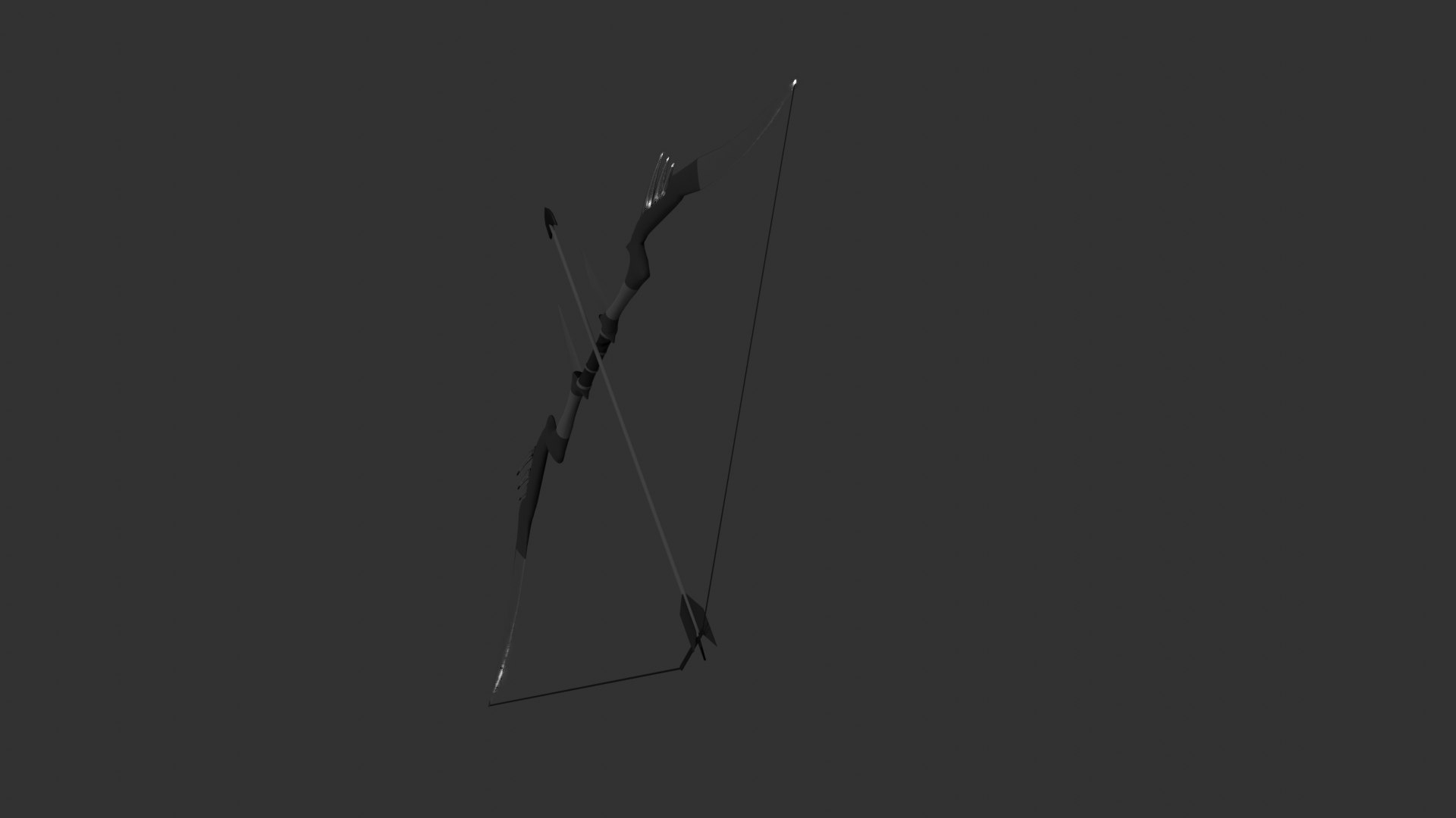 3D model Fantasy Demon Bow - TurboSquid 1736919