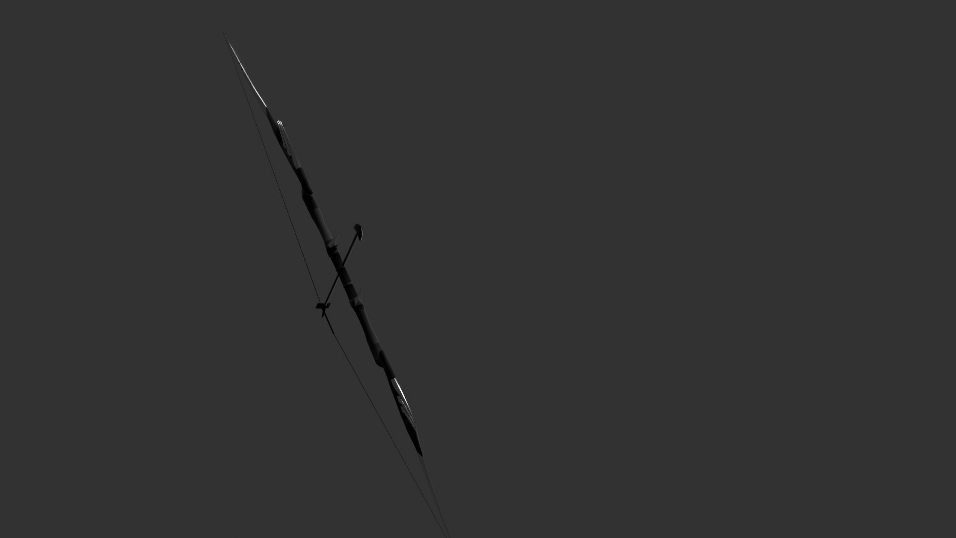 3D model Fantasy Demon Bow - TurboSquid 1736919