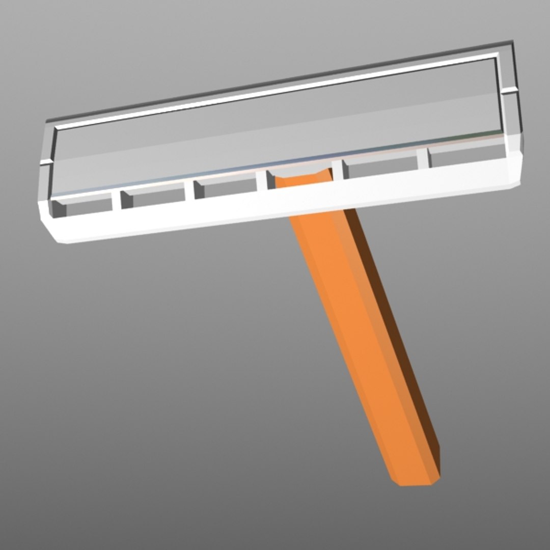 3d Model Disposable Razor