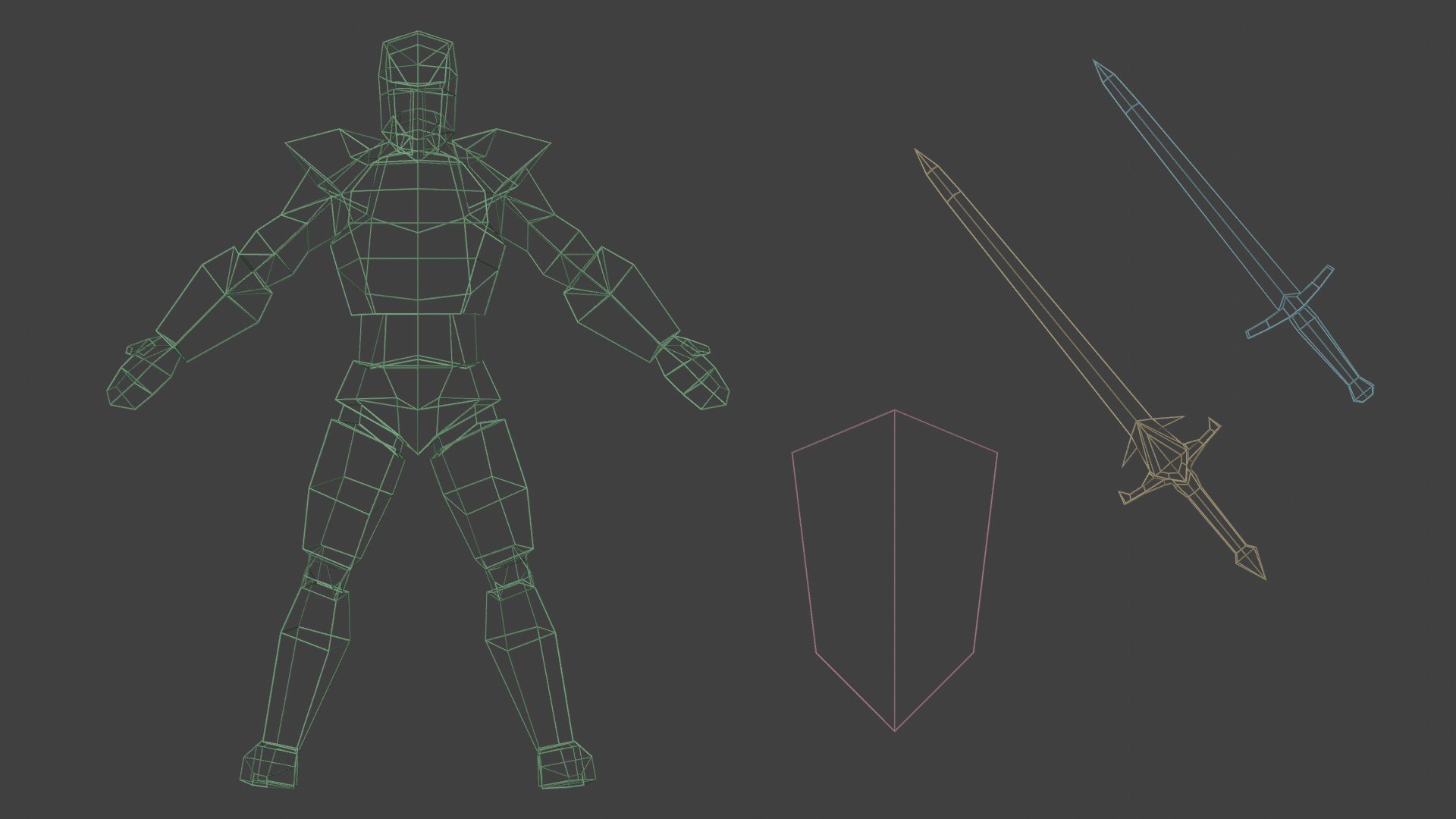 Male knight mesh 3D model - TurboSquid 1507031