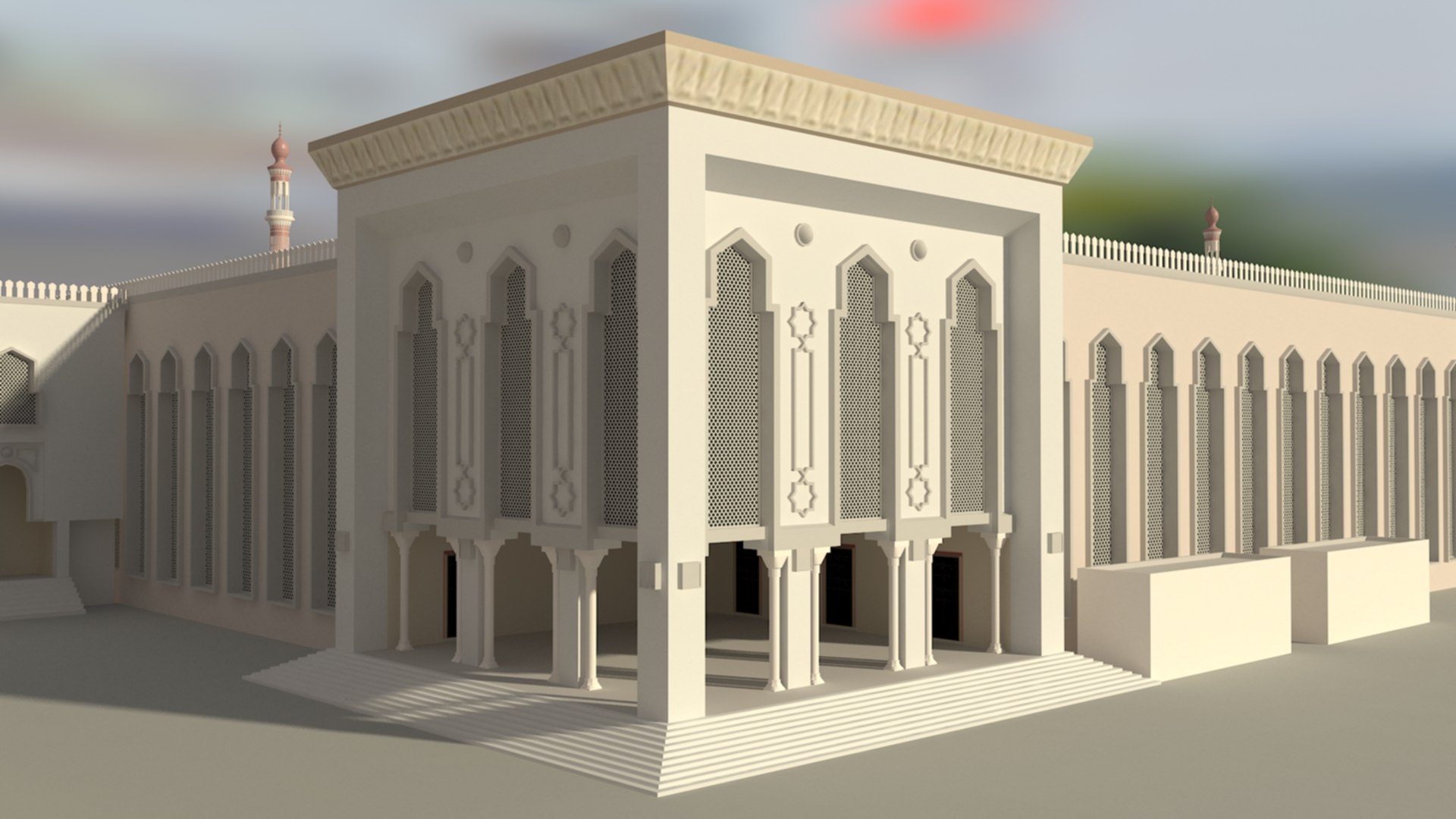 3D Model Masjid E Nimra Arafat - TurboSquid 1545722