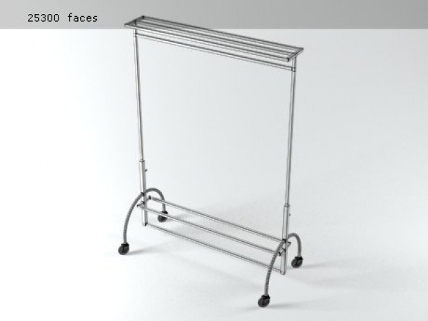 3D Clothes Rack Model - TurboSquid 1181463