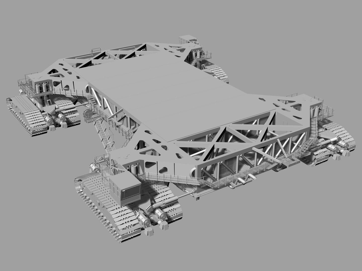 Crawler Transporter 3d Model