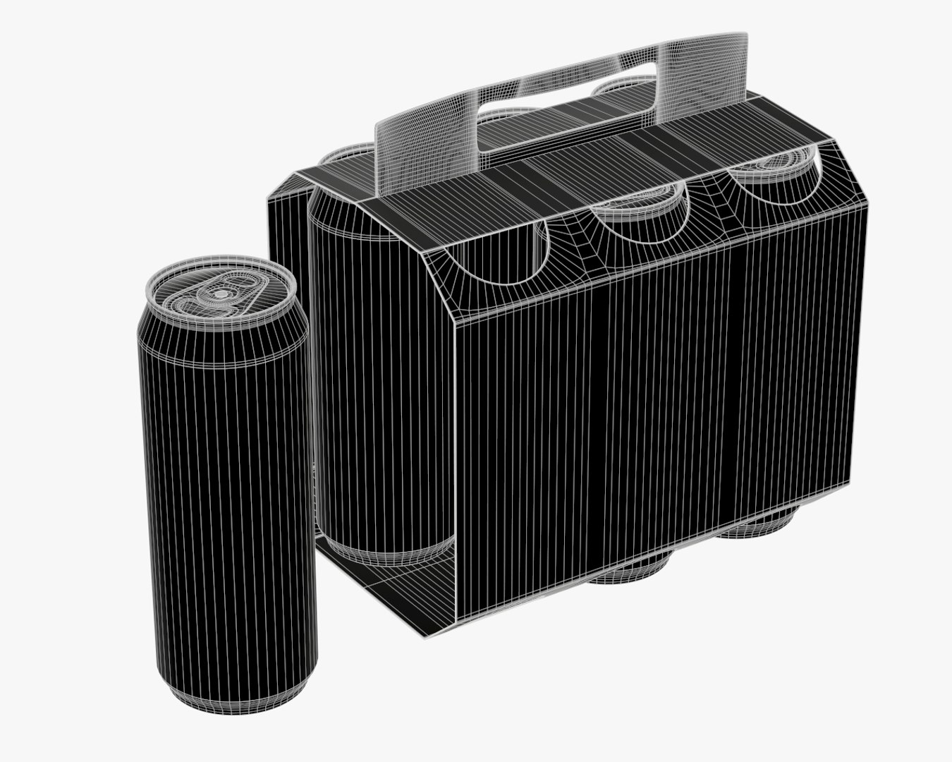 3D Beer Package Model - TurboSquid 1342321