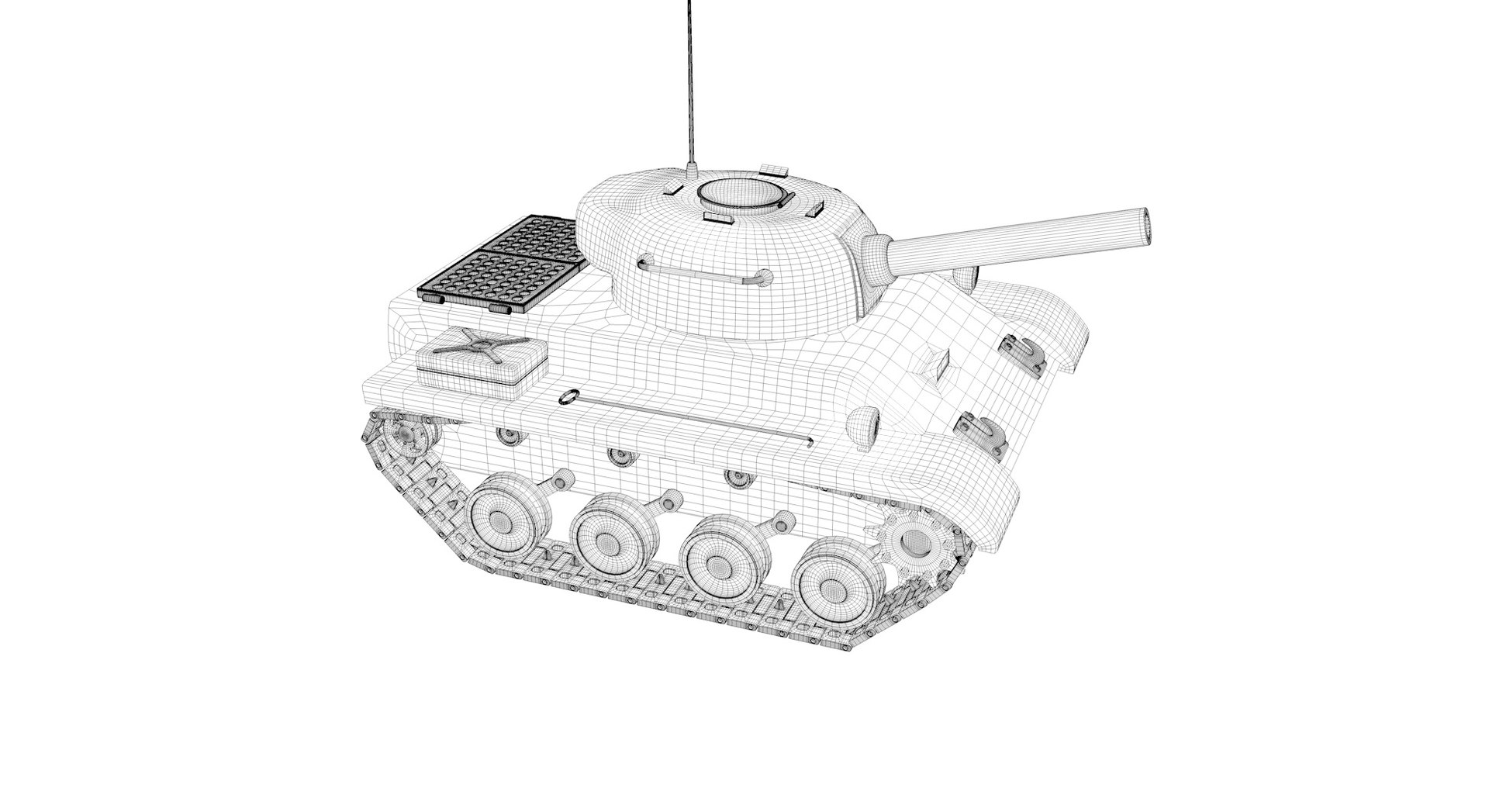 Toy Tank Model 3D Model - TurboSquid 2216428