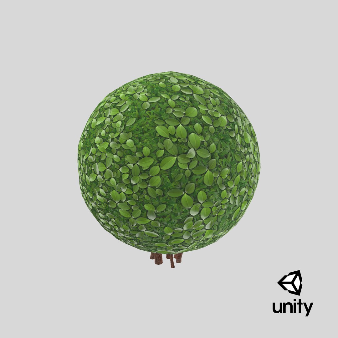 Stylized Sphere Bush V2 3D - TurboSquid 2089148
